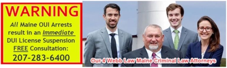 How to Get Out of an OUI in Maine: Webb Law Firm